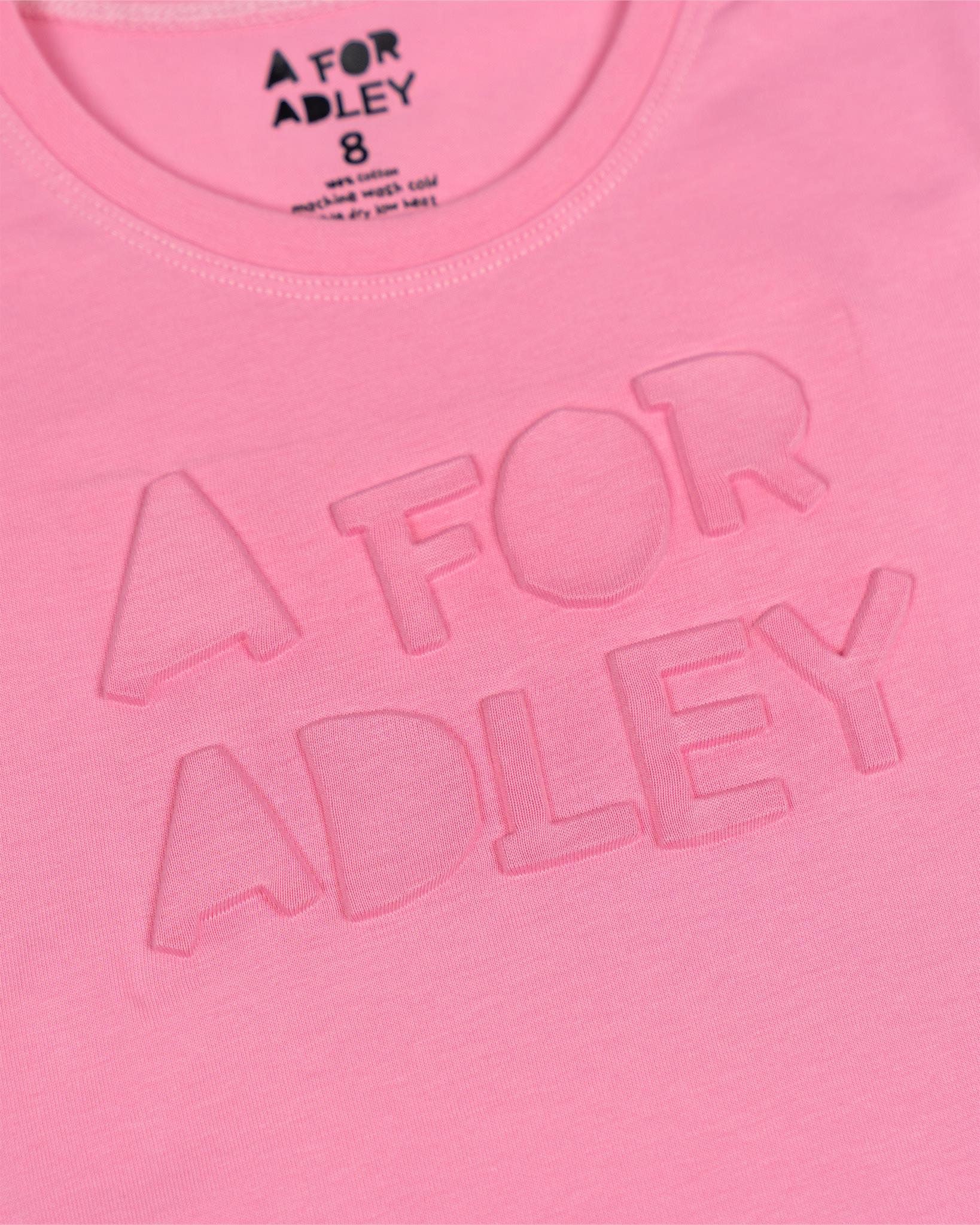 A for Adley 3D Logo Tee – Shopadley