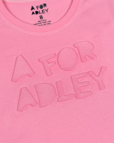 A for Adley 3D Logo Tee – Shopadley