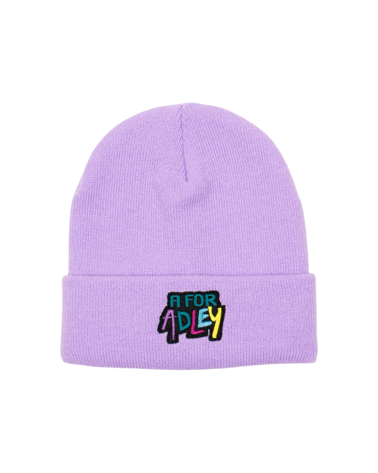 A for Adley Beanie (Purple) – Shopadley