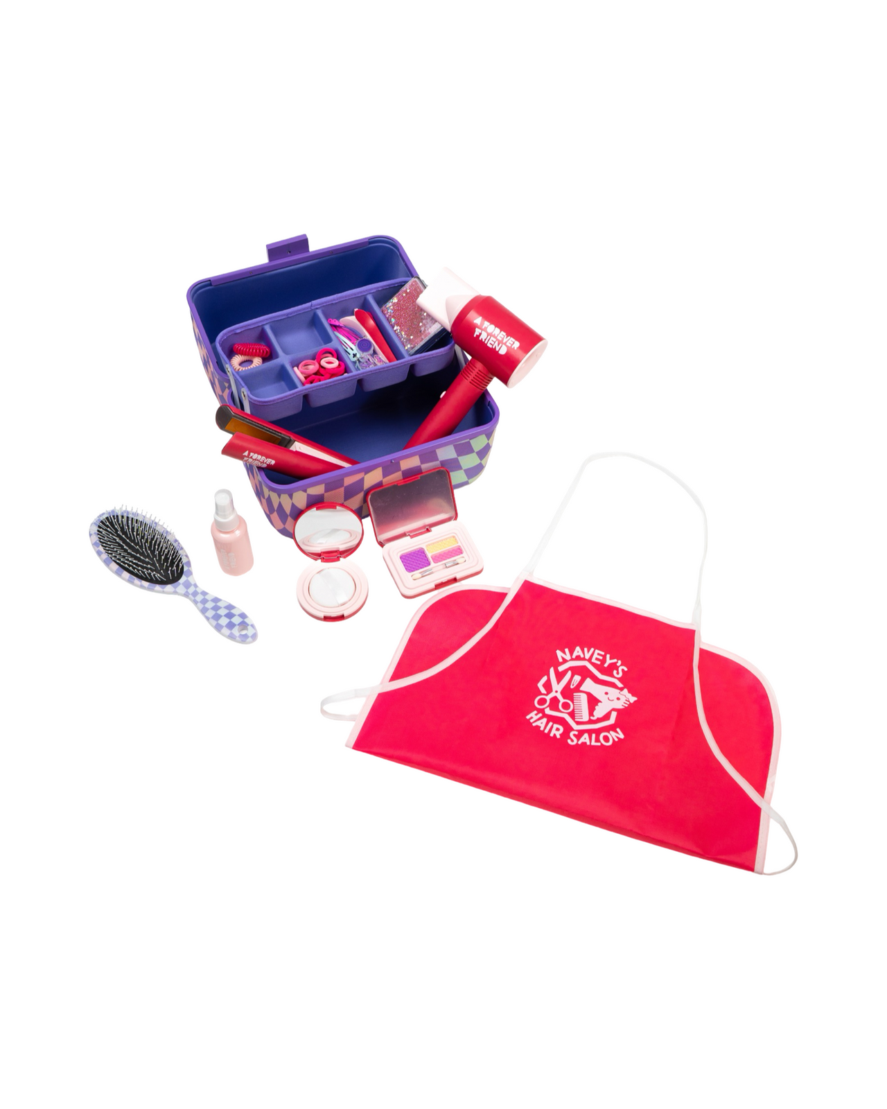 Forever Friend Dolls Play Pretend Hair Salon Kit (for YOU & your DOLL ...